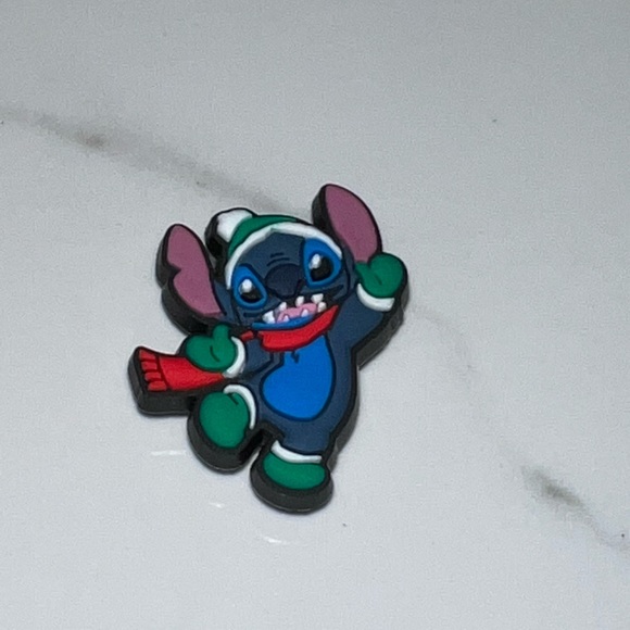 Accessories | Disney Stitch Winter Holiday Shoe Croc Charm New | Poshmark